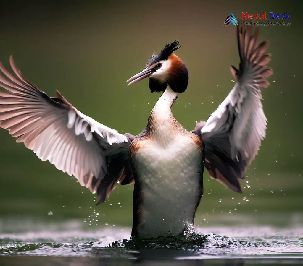 Great Crested Grebe: The Majestic Dance | Nepal Desk